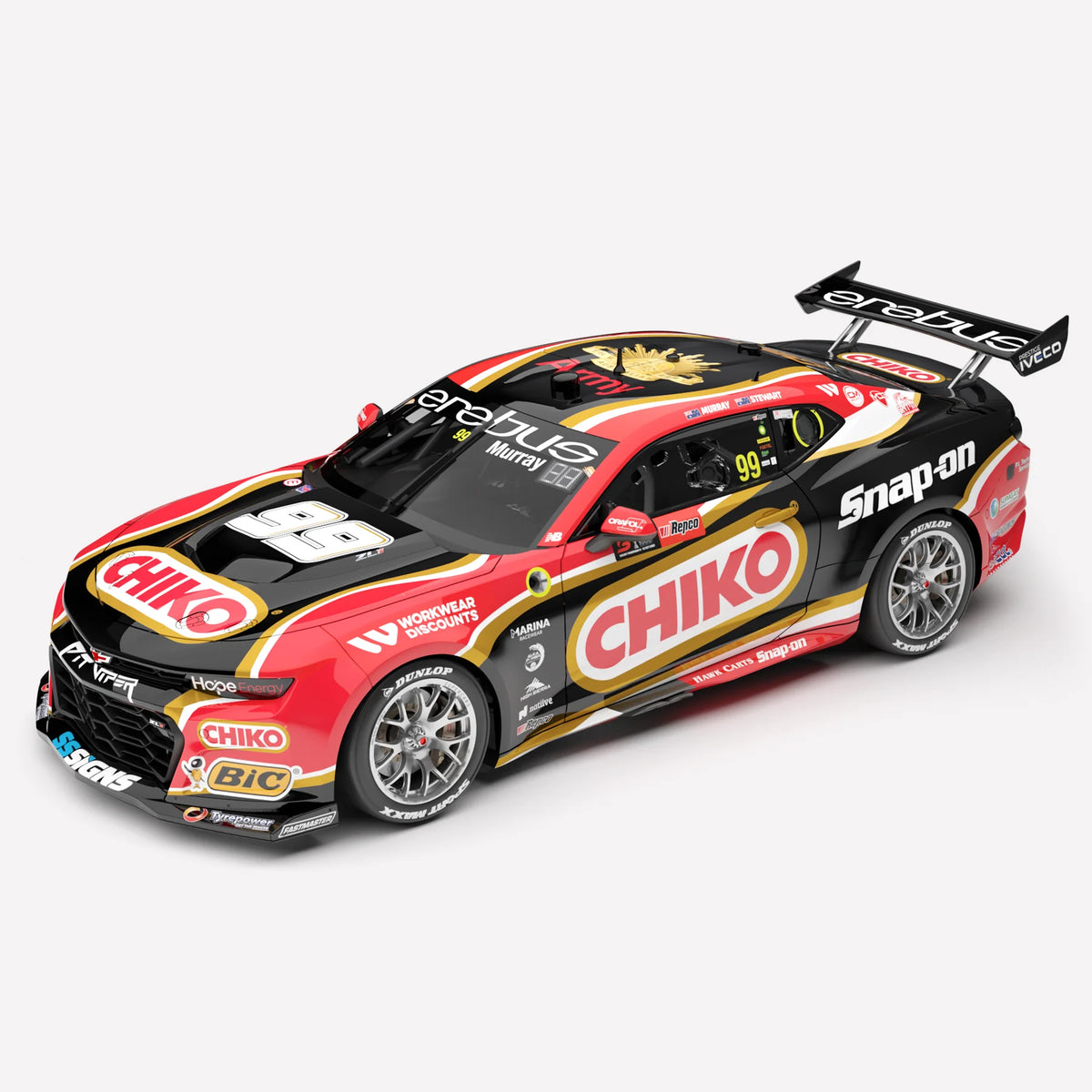 1:43 Erebus Motorsport #99 Chevrolet Camaro ZL1 - 2025 Repco Bathurst ...