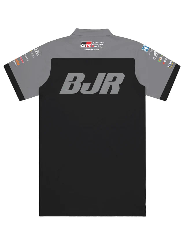 BJR Team Unisex Black Polo – The Pits